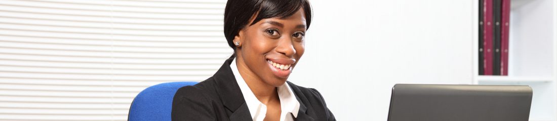 Black Woman Computer - Goodwill of Southern New England